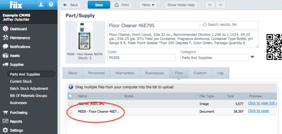 Storing Material Safety Data Sheets (MSDS) | Fiix